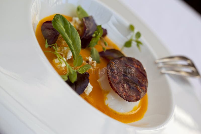 Egg and chorizo chips stock photo. Image of green, butternut - 40085964