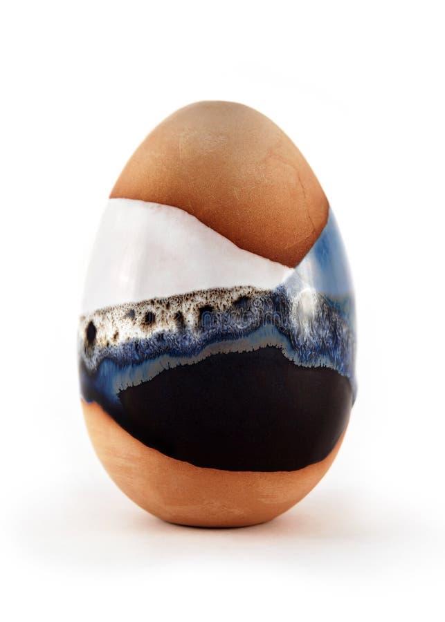 Egg clay ceramic stock image. Image of easter, gift, decorative - 15198319