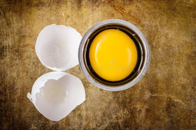 Egg stock photo. Image of food, yolk, metal, healthy - 69464238