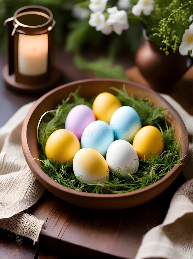 Egg Easter Details Cozy Focus Quality. Stock Illustration ...