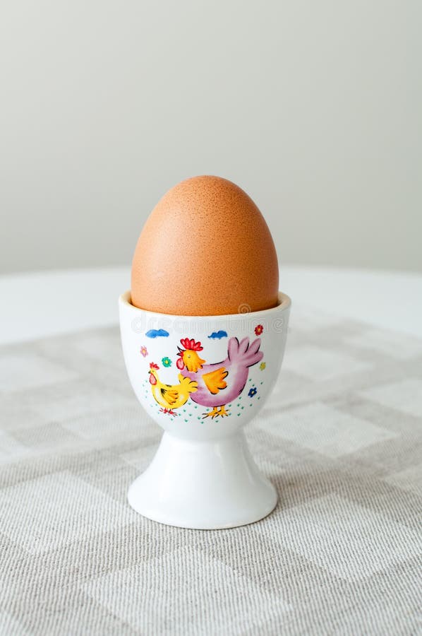 Egg in egg holder stock image. Image of cook, holder - 28805315