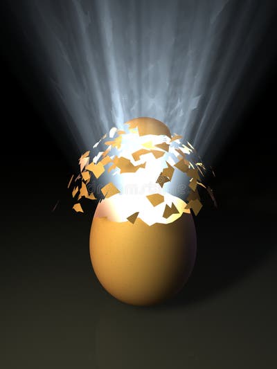 Egg explosion stock illustration. Illustration of sunbeam - 21008134