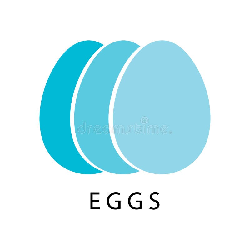Egg Icon Logo Vector Design Stock Vector - Illustration of cooking ...