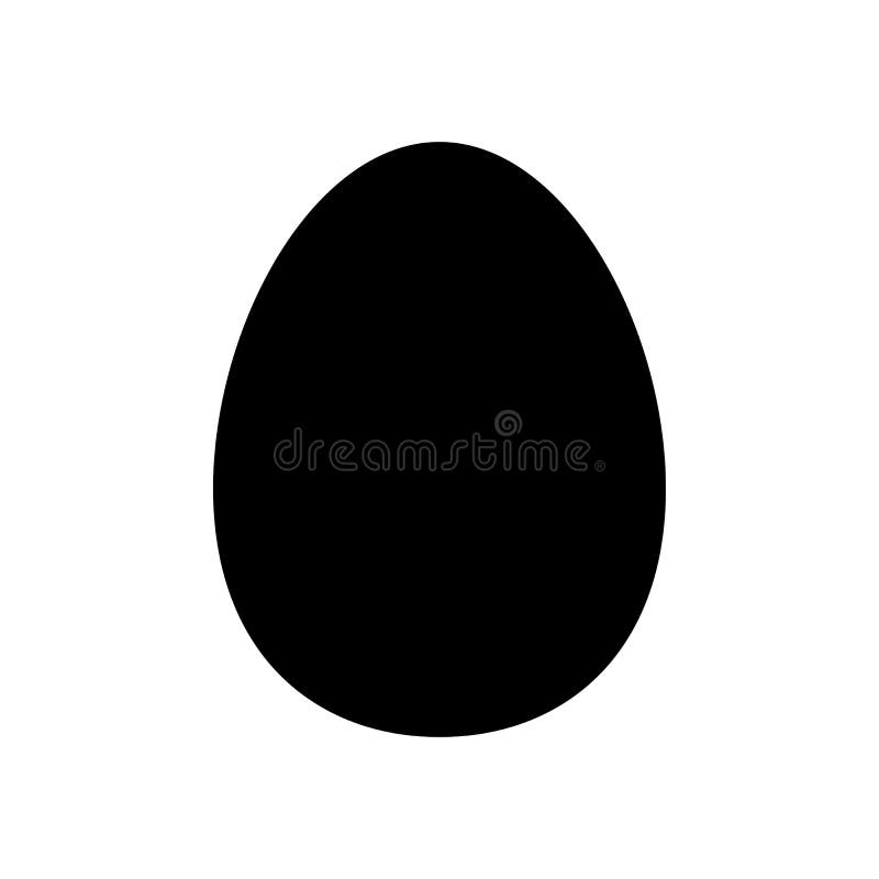 Egg Icon Vector. Simple Flat Symbol Stock Illustration - Illustration ...