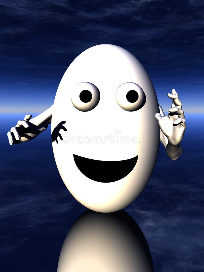 Egg Man 48 stock illustration. Illustration of edible - 1825700