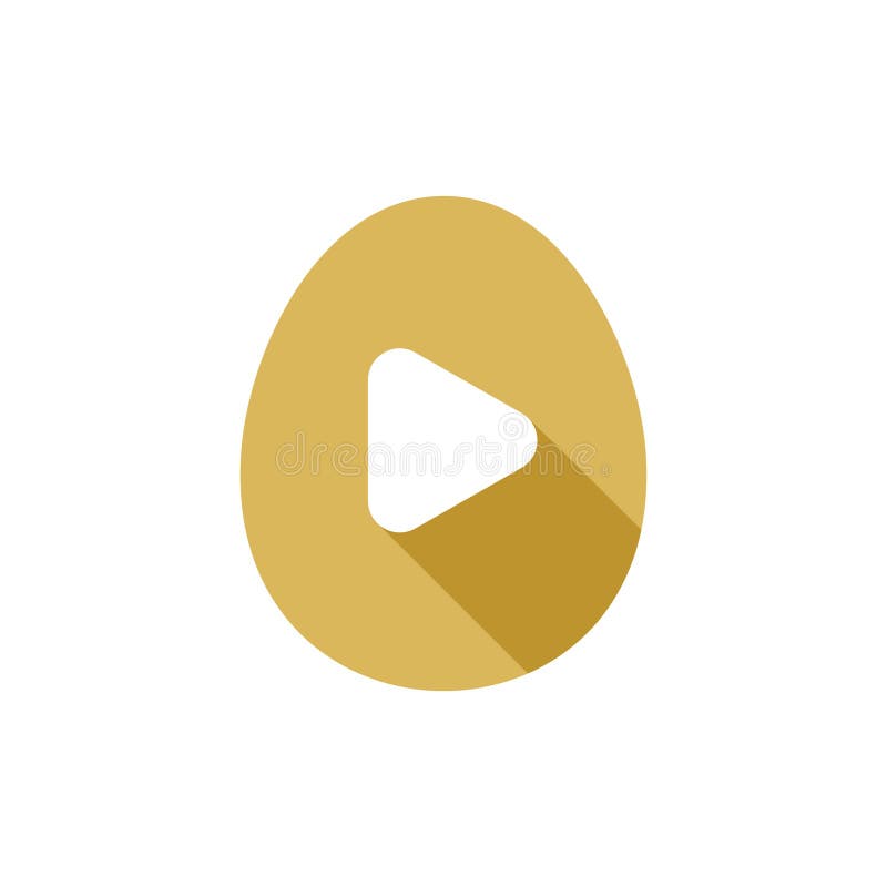 Egg Multimedia Logo Icon Design, Egg with Video Play Logo Vector Stock ...