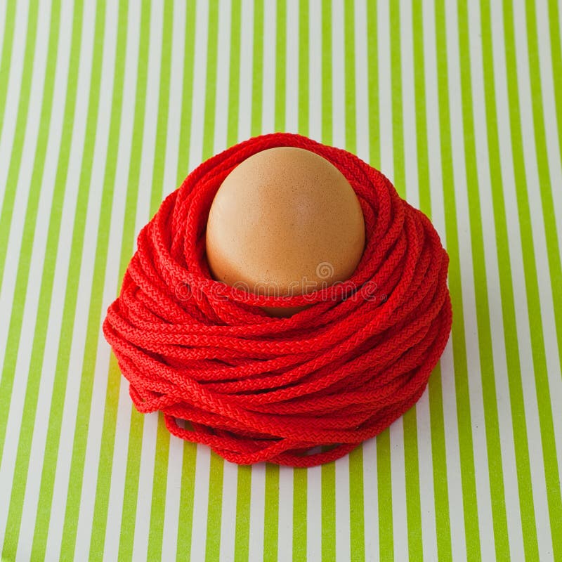 Egg in a nest stock image. Image of easter, natural, summer - 30410693