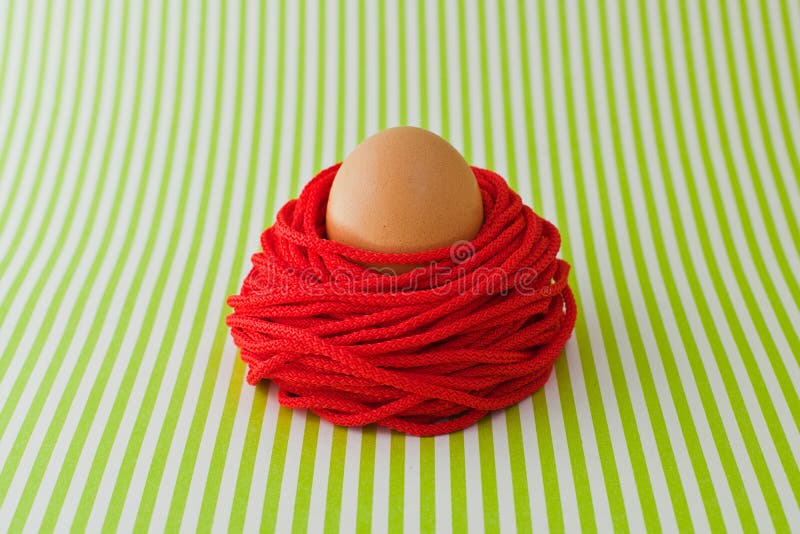 Egg in a nest stock photo. Image of ingredient, chicken - 30410706