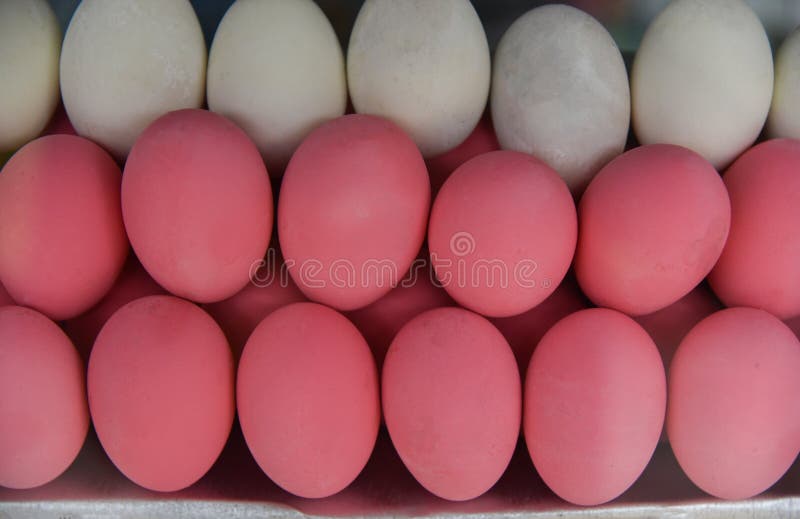 Egg Pink - preserved egg stock image. Image of people - 78852607