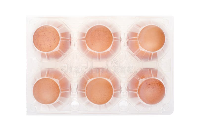 Egg plastic package stock image. Image of eggs, fresh - 29672121