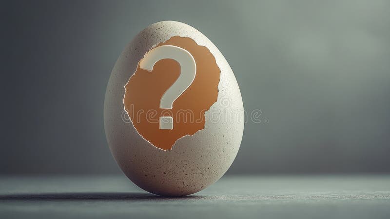 Egg Question Mark Cracked Shell Stock Photos - Free & Royalty-Free ...