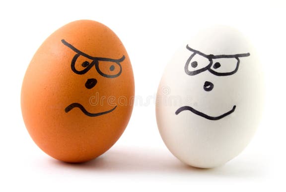Egg racism stock image. Image of mouth, expression, displeased - 11175347
