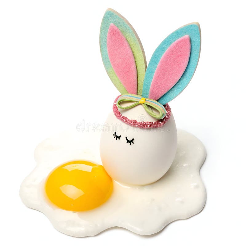 Egg Ribbon stock illustration. Illustration of traditions - 357266337