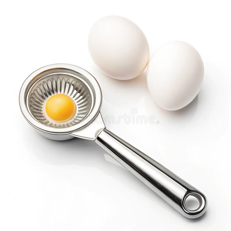 Egg Separator Tool on White Background Stock Illustration ...