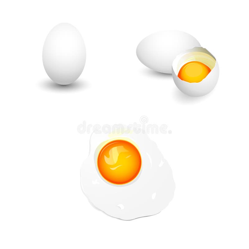 Green egg among white eggs stock vector. Illustration of colored - 7545326