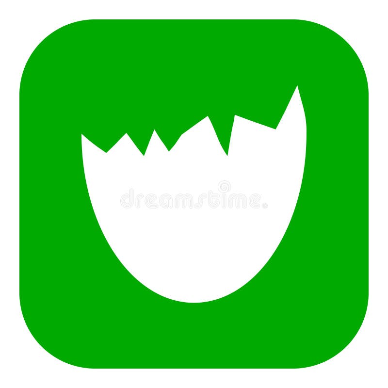 Egg shell and app icon stock vector. Illustration of graphic - 233780673