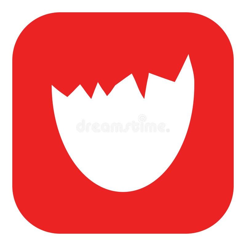 Egg shell and app icon stock vector. Illustration of easter - 238371159
