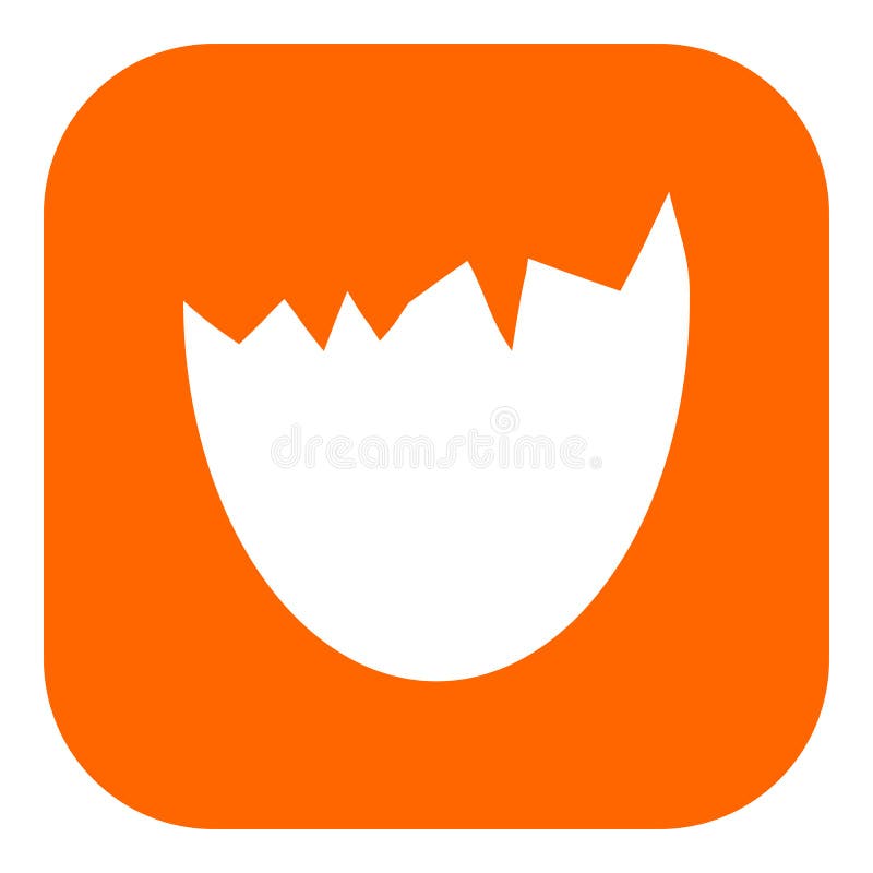 Egg shell and app icon stock vector. Illustration of eggshell - 241847346