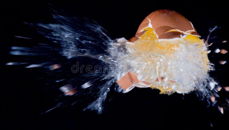 Egg shell cracking stock photo. Image of cracking, single - 24634940
