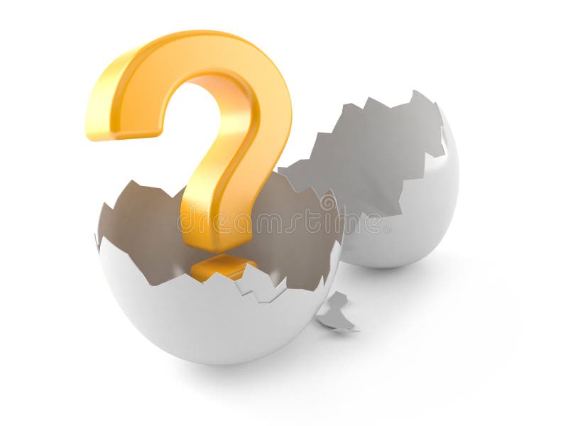 Question Mark Egg stock illustration. Illustration of help - 21962468