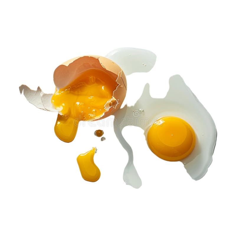 Egg with Shell on Transparent Background - Ai Generated Stock ...