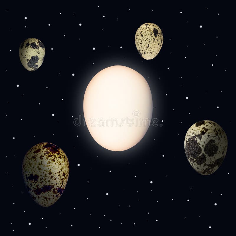 Egg-space stock illustration. Illustration of single - 96139386