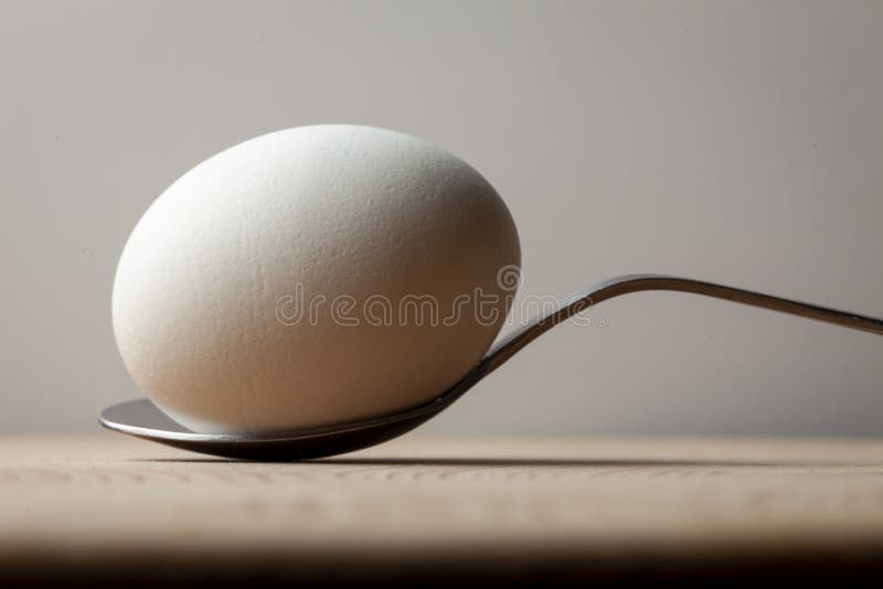 Egg and spoon stock image. Image of easter, breakfast - 192140247