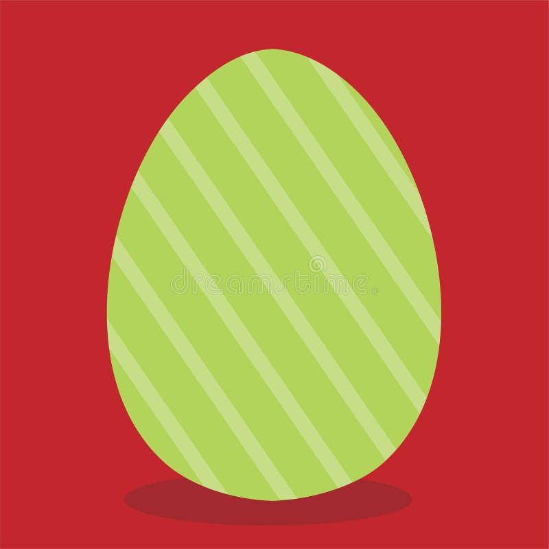 Egg stripe green 04 stock vector. Illustration of graphic - 197983878