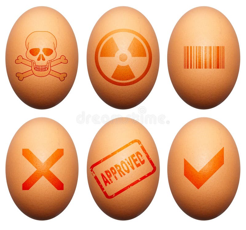 Egg Symbols stock illustration. Illustration of symbol - 19463548