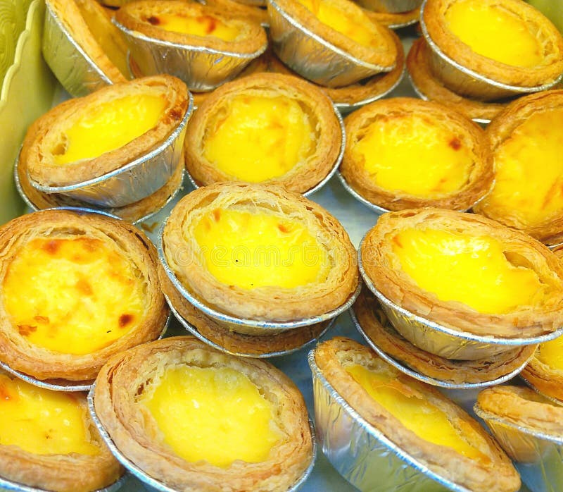 Egg tart stock image. Image of gourmet, cuisine, sweet - 85873571