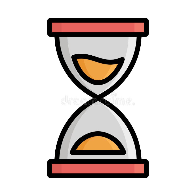 Egg Timer, Hourglass Vector Icon Which Can Easily Modify Stock Vector ...