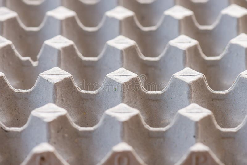 Egg Tray Made from Recycled Pulp Paper Stock Photo - Image of tray ...