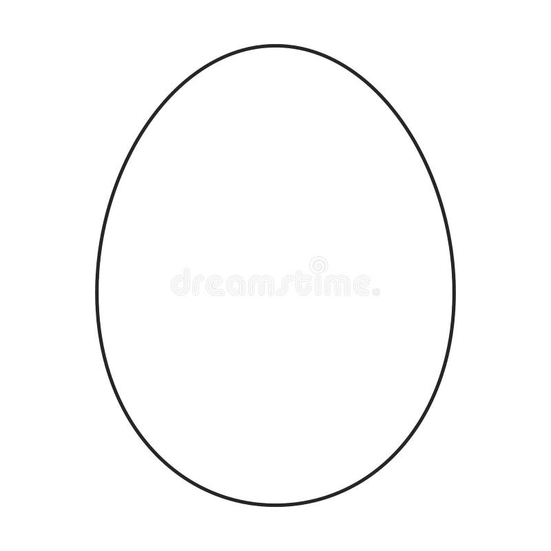 Egg Outline Isolated Stock Illustrations – 23,713 Egg Outline Isolated ...