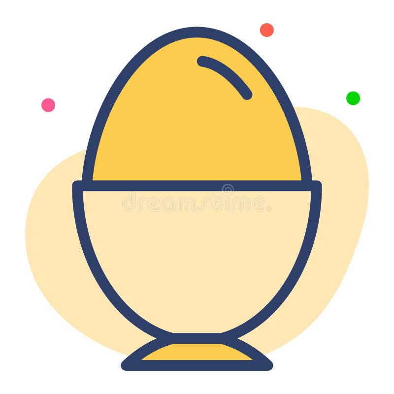 Egg Vector Line Icon. Simple Creative Vector Line Icon Stock Vector ...
