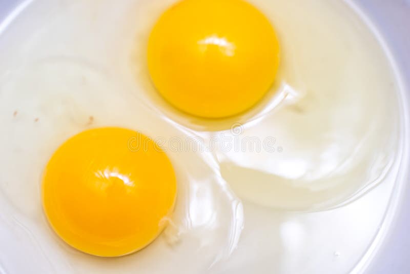 Egg Yolks and Whites on a Plate Stock Photo - Image of yolk, cooked ...