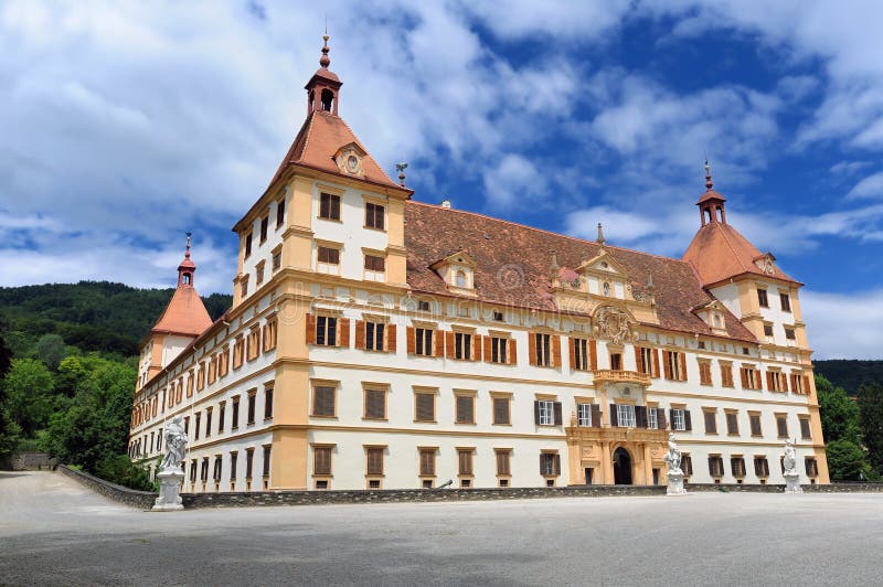 Eggenberg castle in Graz stock image. Image of europe - 11388581