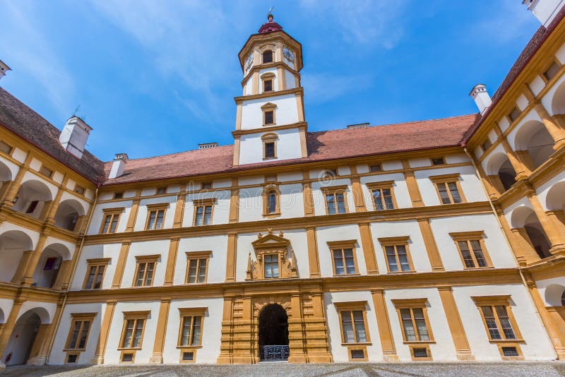 Eggenberg Palace Interior Courtyard Stock Photo - Image of graz, site ...