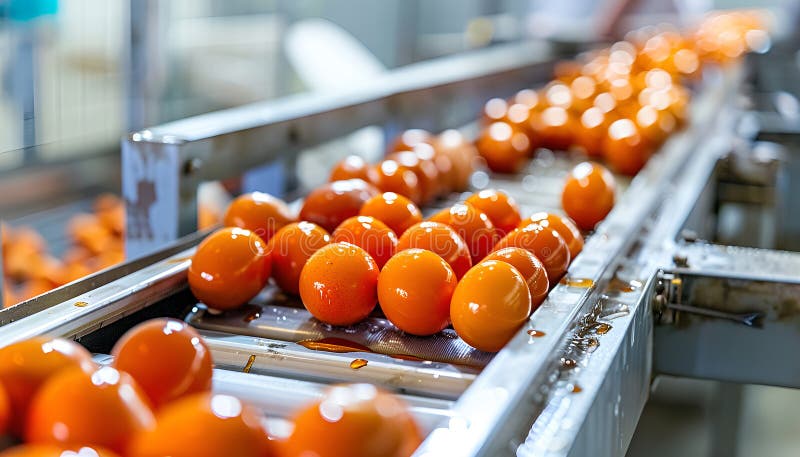Poultry Egg Collection System in Chicken Farm Stock Image - Image of ...