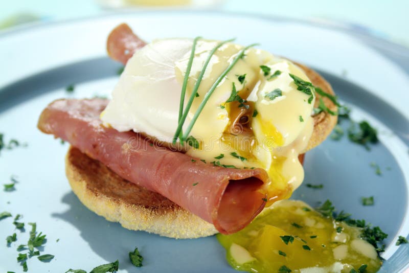 Eggs Benedict stock photo. Image of dill, foods, beverage - 17433858