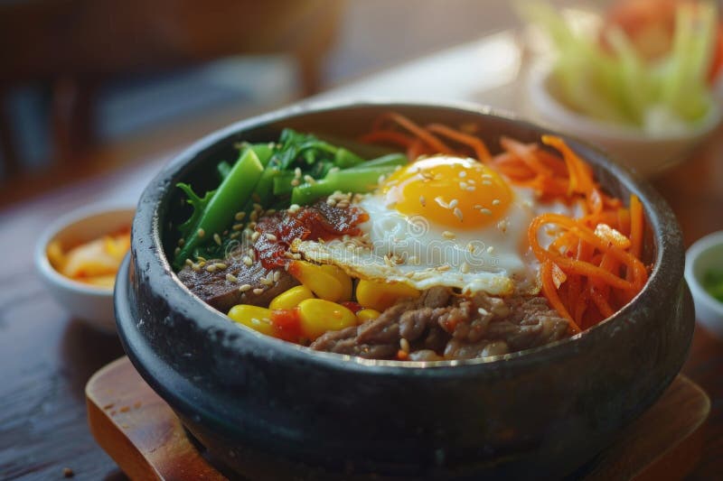 Eggs Benedict in a Black Bowl Stock Image - Image of colorful, balanced ...