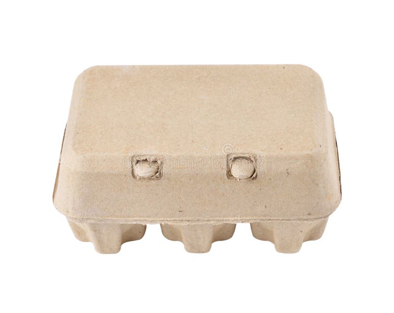 Eggs Box Container stock photo. Image of beige, isolated - 46385168