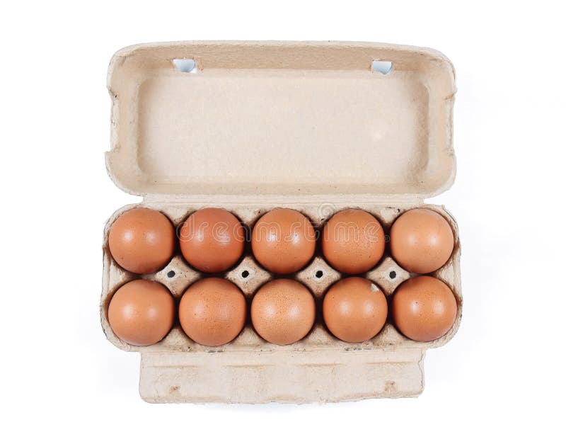 Eggs box stock image. Image of food, brown, eggs, organic - 74721447