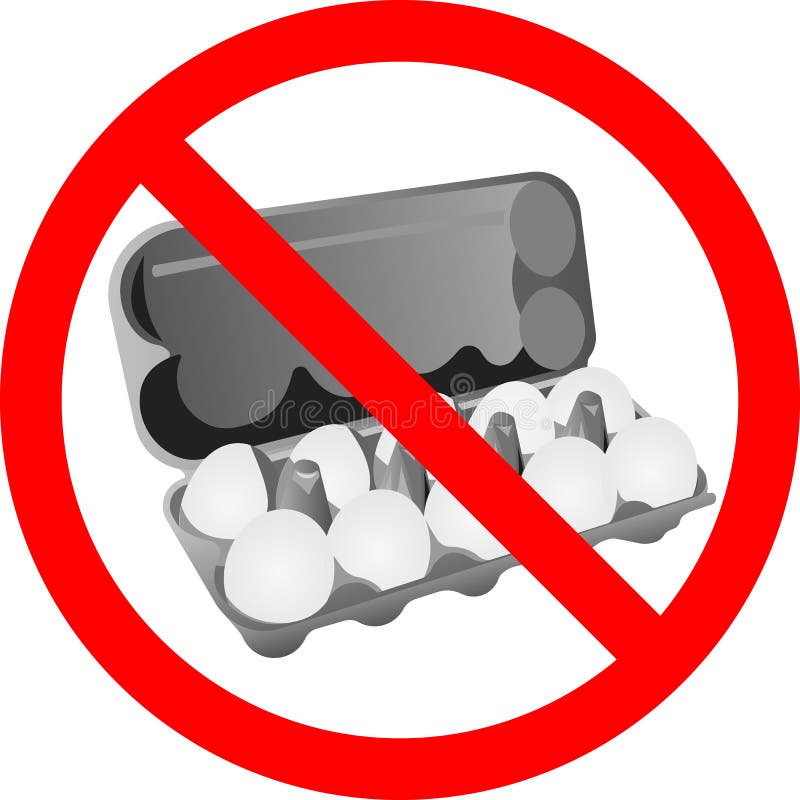 No Eggs Sign Stock Illustrations – 131 No Eggs Sign Stock Illustrations ...