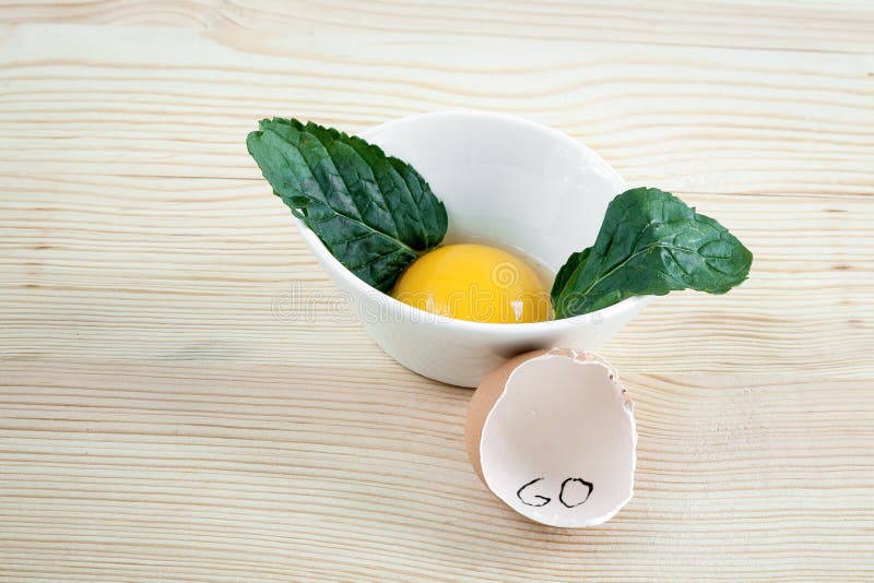 Eggs of Different Types with Mint Stock Image - Image of shell, healthy ...