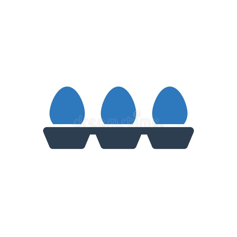 Eggs Icon stock illustration. Illustration of symbol - 374759548