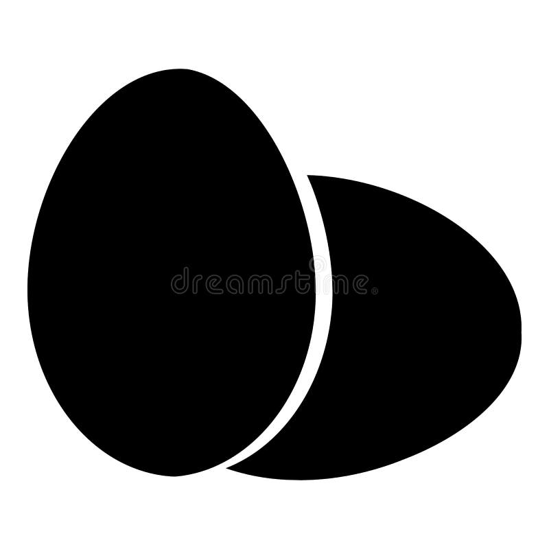 Eggs icon, simple style stock vector. Illustration of ingient - 79712545