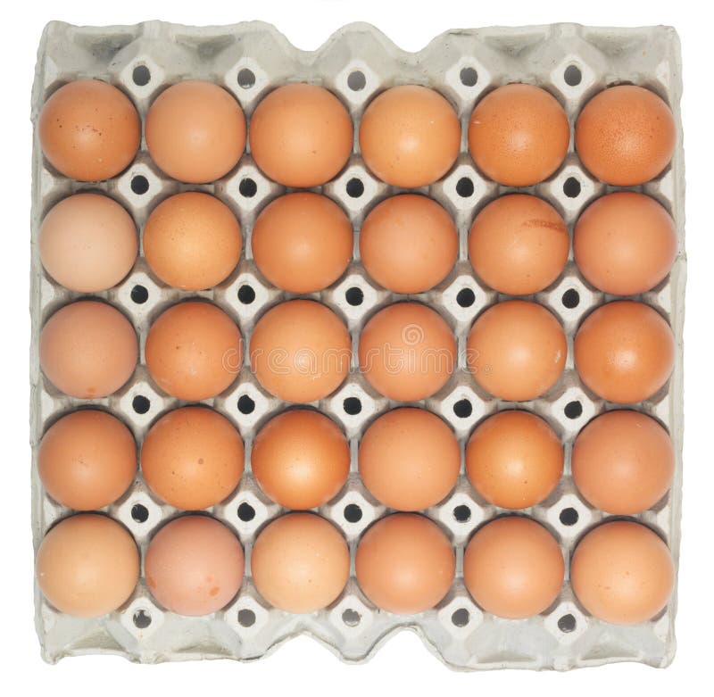 Eggs in the package stock image. Image of container, yellow - 35258201