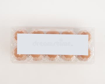 653 White Eggs Plastic Packaging Isolated White Background Stock Photos ...