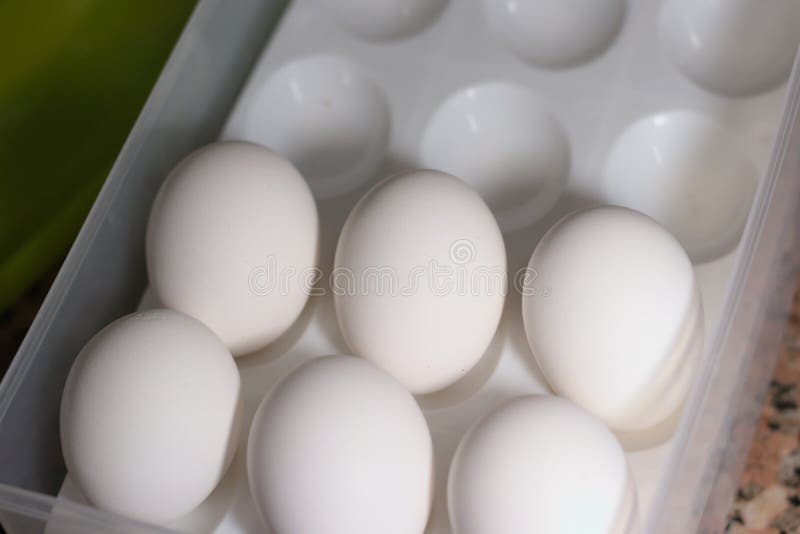 Eggs Stored in a Egg Trey Box Stock Image - Image of fresh, healthy ...