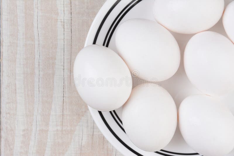 Eggs on White Plate stock image. Image of food, monotone - 45285733